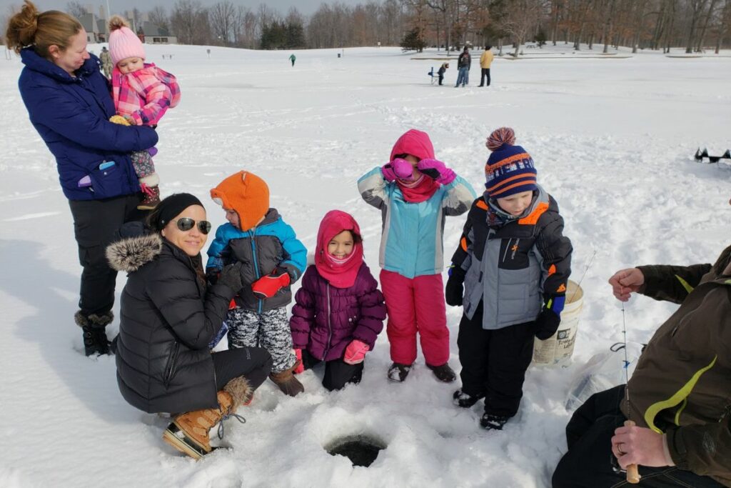 Ice Fishing Derby at Independence Lake - LittleGuide Detroit