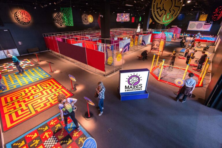 New Interactive Maze Exhibit at Sloan Museum of Discovery - LittleGuide ...