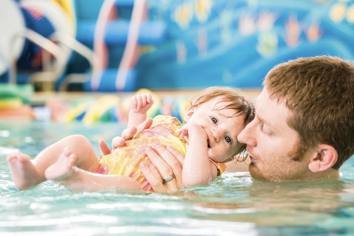 Goldfish Swim School Offers Free Swim Lessons for Babies Up To 6 Months - LittleGuide Detroit