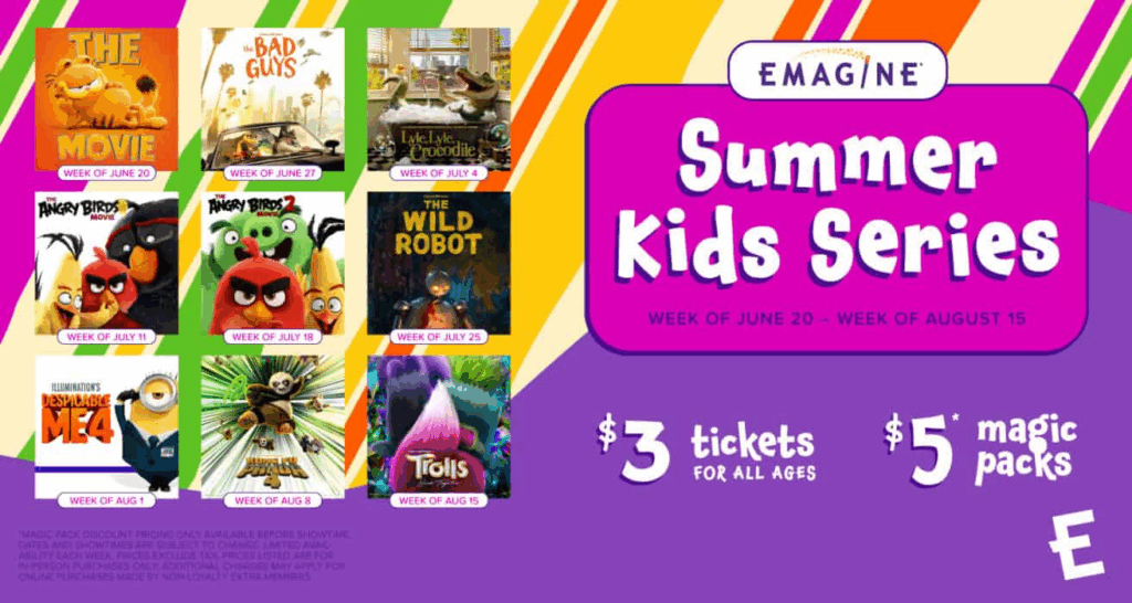 Last Call: Emagine Theaters Offer $3 Family Movies - LittleGuide Detroit