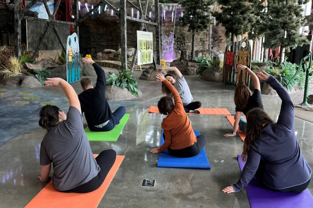 Yoga with a Creature Feature - LittleGuide Detroit