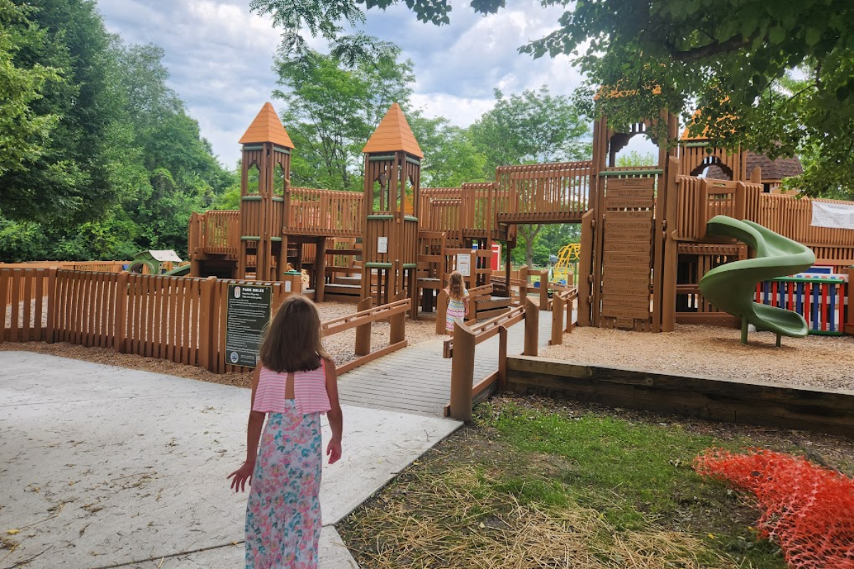 Find a newly updated playscape at Timber Town in Chelsea - LittleGuide ...
