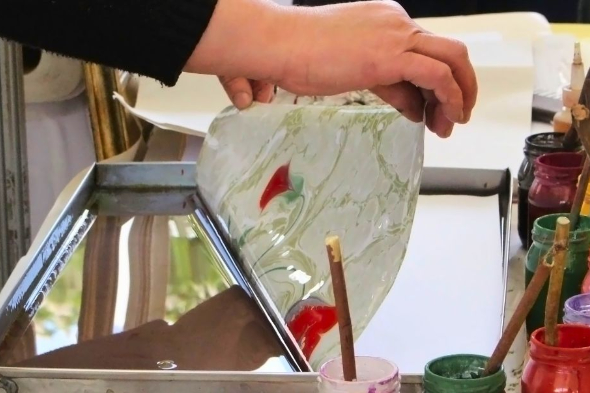 Family Workshop: Paper Marbling - LittleGuide Detroit