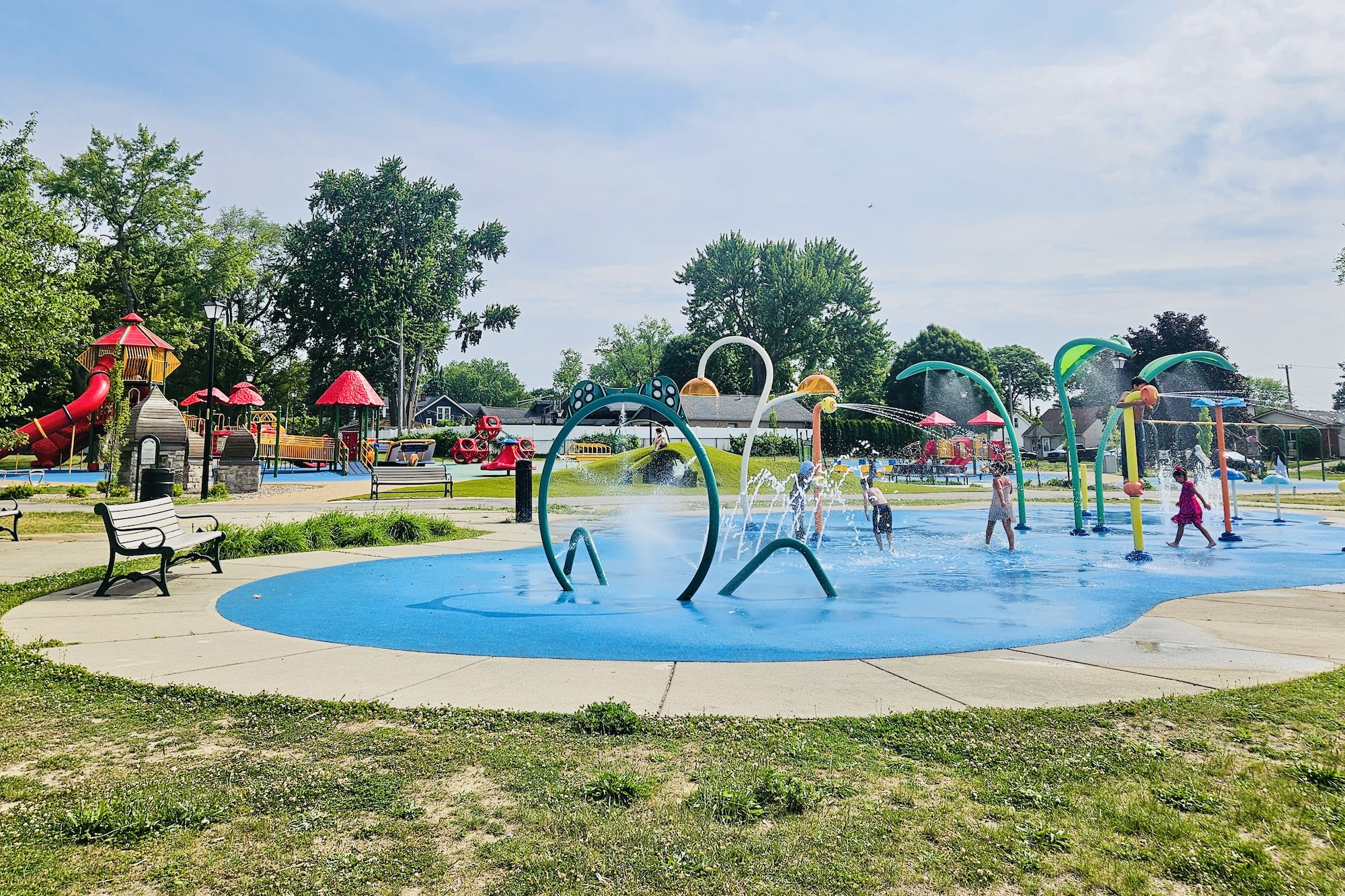Free Family Fun: Van Houten Park Splash Pad Reopens in Dearborn Heights ...